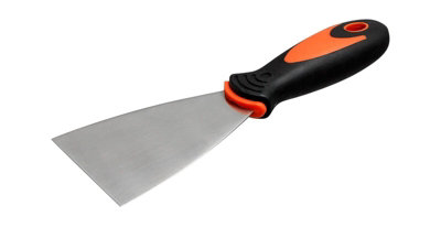 Filling Taping / Metal Spatula with Soft Plastic Handle - 40mm | DIY at B&Q