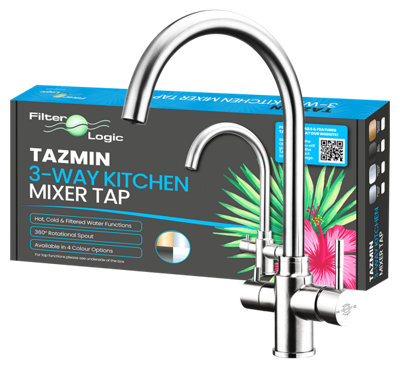 FilterLogic Tazmin 3 Way Triflow Monobloc Mixer Kitchen Filter Tap ...