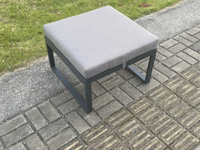 Fimous Aluminium Outdoor Garden Footstool Patio Big Stool for Balcony ...