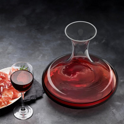 Final Touch Revolve Wine Decanter 750ml - Clear