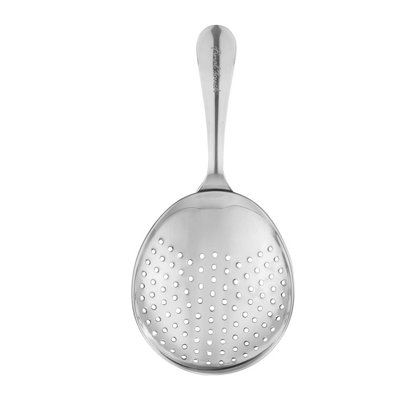 Final Touch Stainless Steel Julep Strainer Cocktail Bartending Tool For Mixing Mint Juleps ...