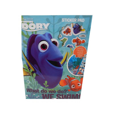 Finding Dory What Do We Do Sticker Pad Multicoloured (One Size)