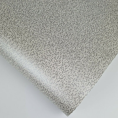 Fine Décor Vision Carina Texture White Geometric Wallpaper | DIY at B&Q