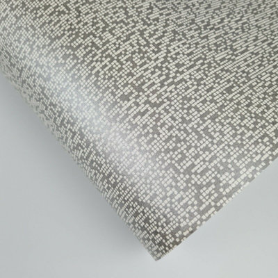 Fine Décor Vision Carina Texture White Geometric Wallpaper