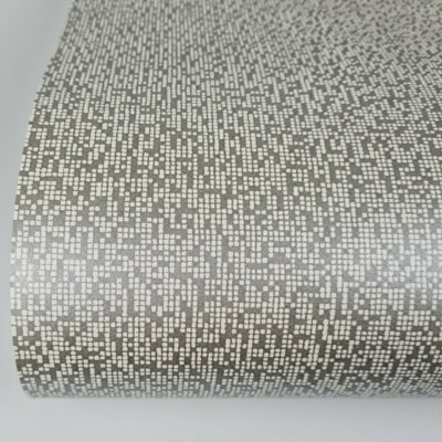 Fine Décor Vision Carina Texture White Geometric Wallpaper