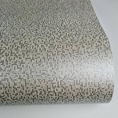 Fine Décor Vision Carina Texture White Geometric Wallpaper