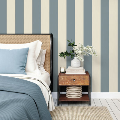 Fine Decor FD43684 Distinctive Stripe, Blue