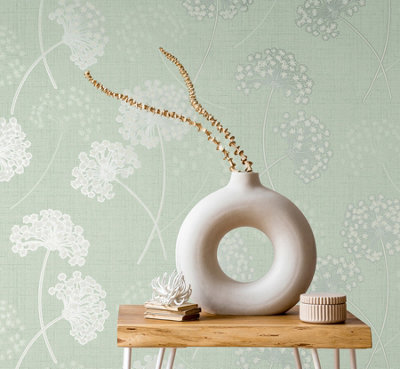 Fine Decor Grace Allium Green, FD43282