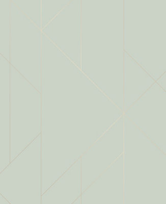 Fine Decor TC25202 Angular Wallpaper, Green