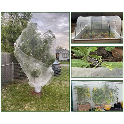 Fine Mesh Garden Netting for Plant & Vegetable Protection - Bird ...