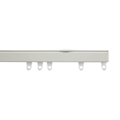 Fineline Heavy Duty Aluminium Bendable Flexi Curtain Track in White - 460cm