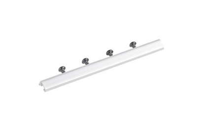 Fineline Heavy Duty Aluminium Bendable Flexi Curtain Track in White - 460cm