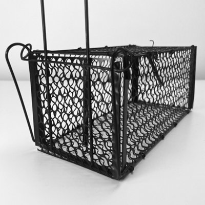 Finetree 2 X Rat Catcher Spring Cage Trap Humane Large Live Animal ...