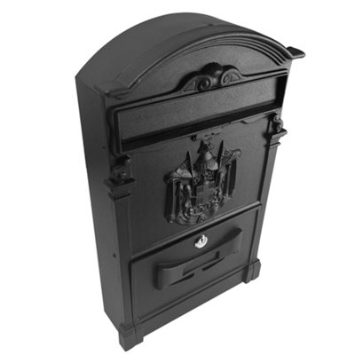 Finetree Large Vintage Outdoor Lockable Letter Post Box Mailbox Wall ...