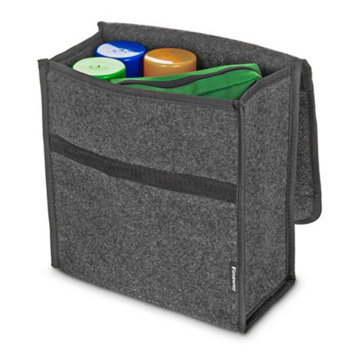 FiNeWaY Waterproof Car Boot Organiser - Spacious Multi-Pocket Travel ...