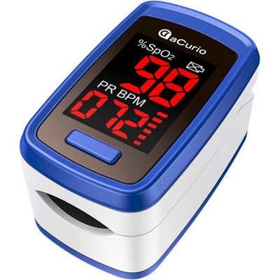 Finger Pulse Oximeter Blood Oxygen Monitor SpO2 Heart Rate Health Device