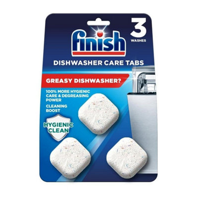 Finish Dishwasher Cleaner Tablets Removes Grease & Limescale 3 Tablets