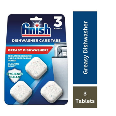 Finish Dishwasher Cleaner Tablets Removes Grease & Limescale 3 Tablets