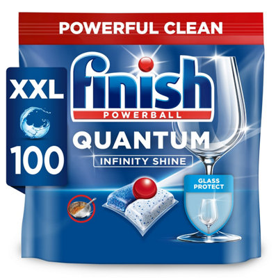 Finish Quantum Infinity Shine Dishwasher Tablets Regular 100 Tabs