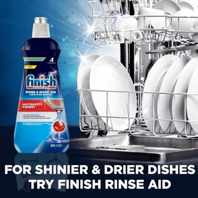 Finish Rinse Aid Original 400ml (Pack of 6)