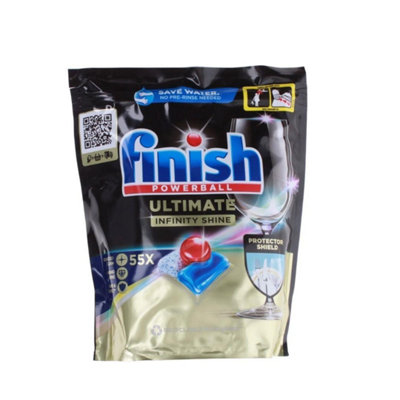 Finish Ultimate Shine Dishwasher Tablets 55 Tabs