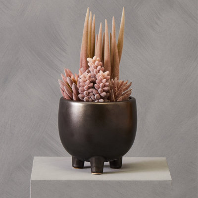 Fiori Mixed Succulents In Ceramic Pot Artificial Plant Foliage