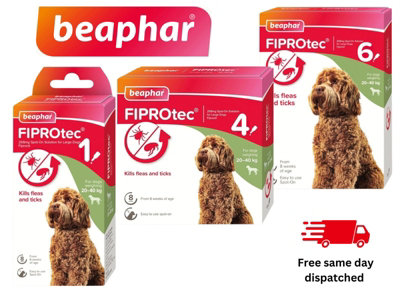 Fiprotec Spot On Large Dog 6 Treatment