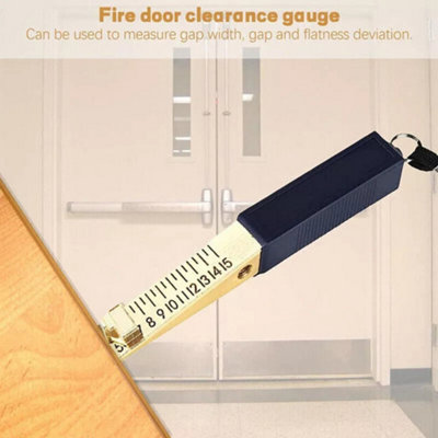 Fire Door Gap Measuring Tool 1-15mm Vernier Feeler Gauge for House ...