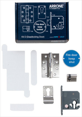 Fire Door Kit - SSS - Corridor, Locking | DIY at B&Q