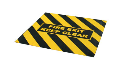 Fire Exit Markers by Slips Away - 1.5 metre x 1 metre
