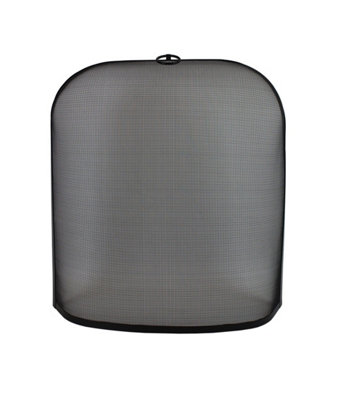 Fire Guard Screen Rounded Free Standing Cairngorm Spark Coal Fireplace ...