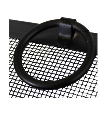 Fire Guard Screen Rounded Free Standing Cairngorm Spark Coal Fireplace ...