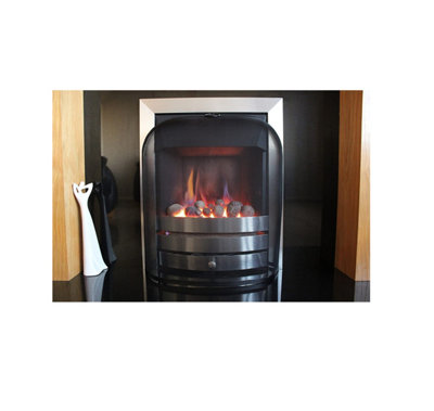 Fire Guard Screen Rounded Free Standing Cairngorm Spark Coal Fireplace ...