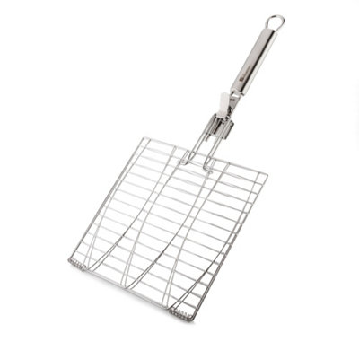 Fire Mountain BBQ Fish Grill Rack, Stainless Steel