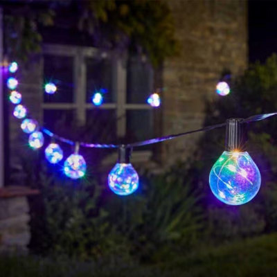 Firefly Festoon - Multi-Coloured, 20 Waterproof LED Festoon Lights ...