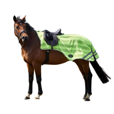 Firefoot Reflective Horse Exercise Sheet Yellow (Cob)