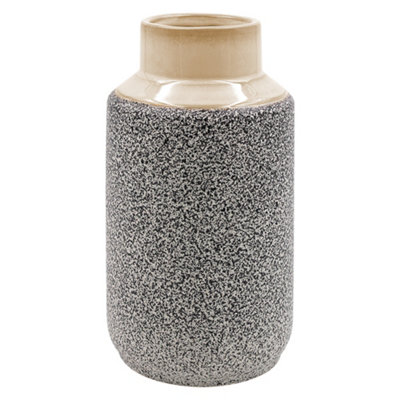 Firestone Ceramic Reactive Glaze Vase With Lip - Medium | DIY at B&Q