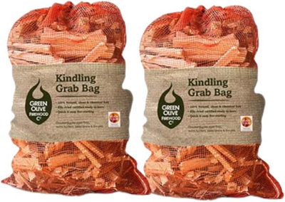Firewood Kindling Firestarting Wood Sticks XL Net 18kge Kiln dried ...
