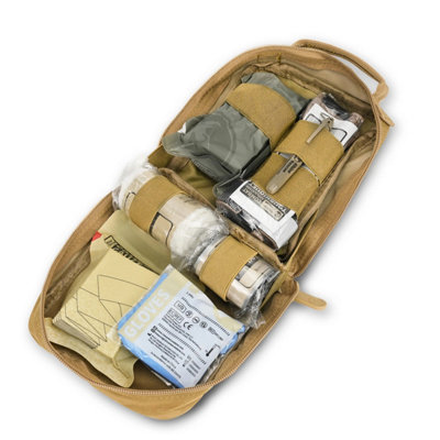 First Aid Kit IFAK Molle Medical Pouch Khaki