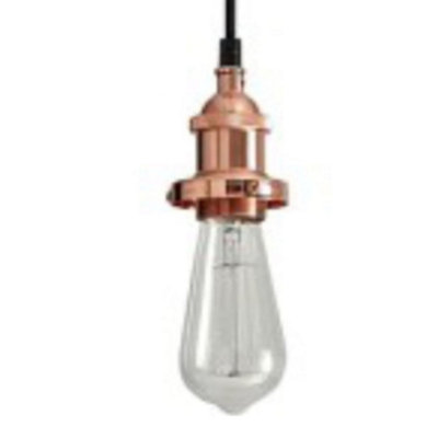 First Choice Lighting Flex Suspension Polished Copper Pendant Kit with ...