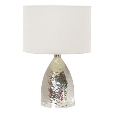 First Choice Lighting Medina 45cm Touch Table Lamp with White Shade