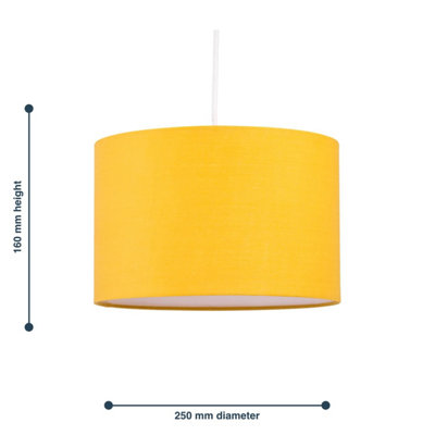 First Choice Lighting Ochre 25cm Ceiling Light Shade