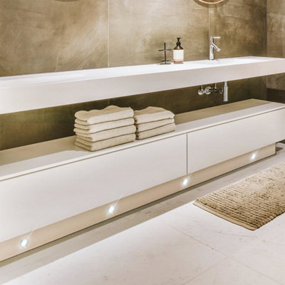 First Choice Lighting Set of 20 30mm Stainless Steel IP67 RGB Colour ...