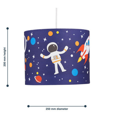 First Choice Lighting Space Rocket 25cm Light Shade