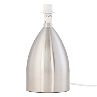 First Choice Lighting Valentina Brushed Chrome Touch Lamp with Cream ...