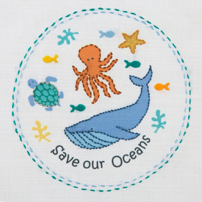FIRST KIT SAVE OUR SEA - Embroidery Kit: 1st Kit: Save Our Seas - Anchor