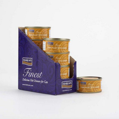 Fish4Cats Finest Tuna Fillet with Cheese Wet Cat Food