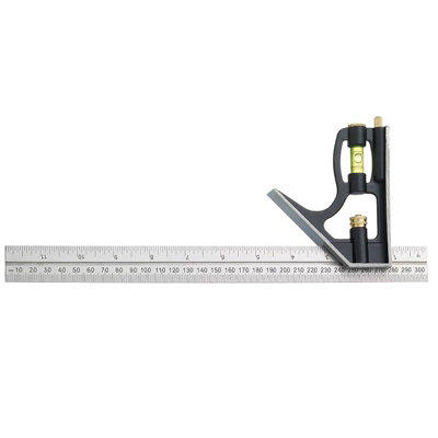 Fisher Fb22me Combination Square 300mm (12in) Multi Colour (One Size)