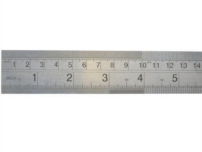 Fisher FR124ME F124ME Steel Rule 600mm / 24in FIS12424