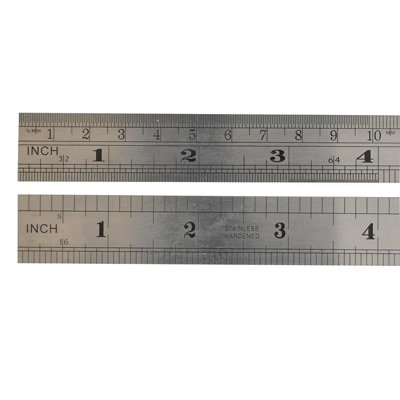 Fisher Stainless Steel Rule Multi Colour (6in / 150mm)